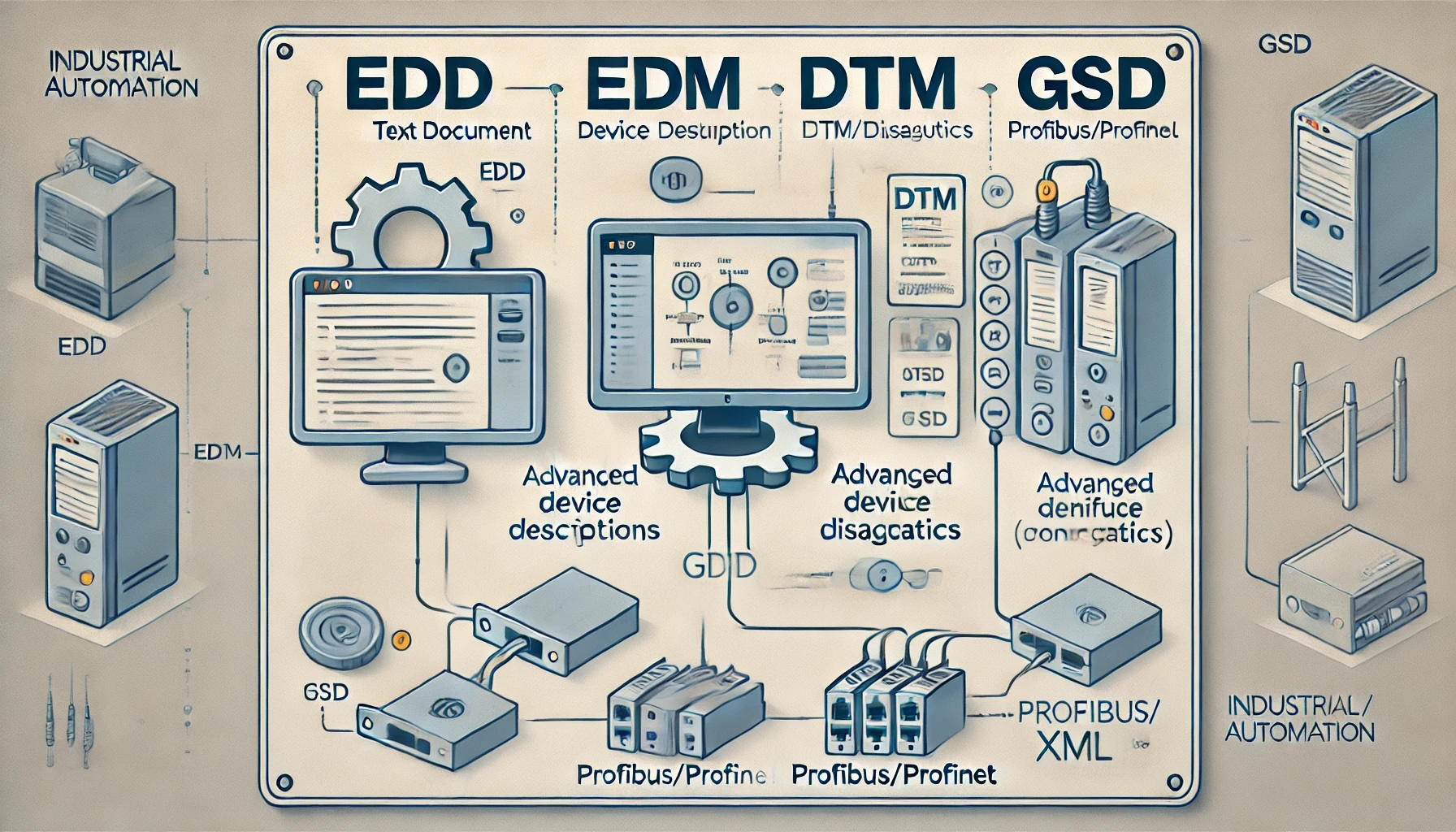 EDD和DTM、GSD文件各是什么 – 梦南圆